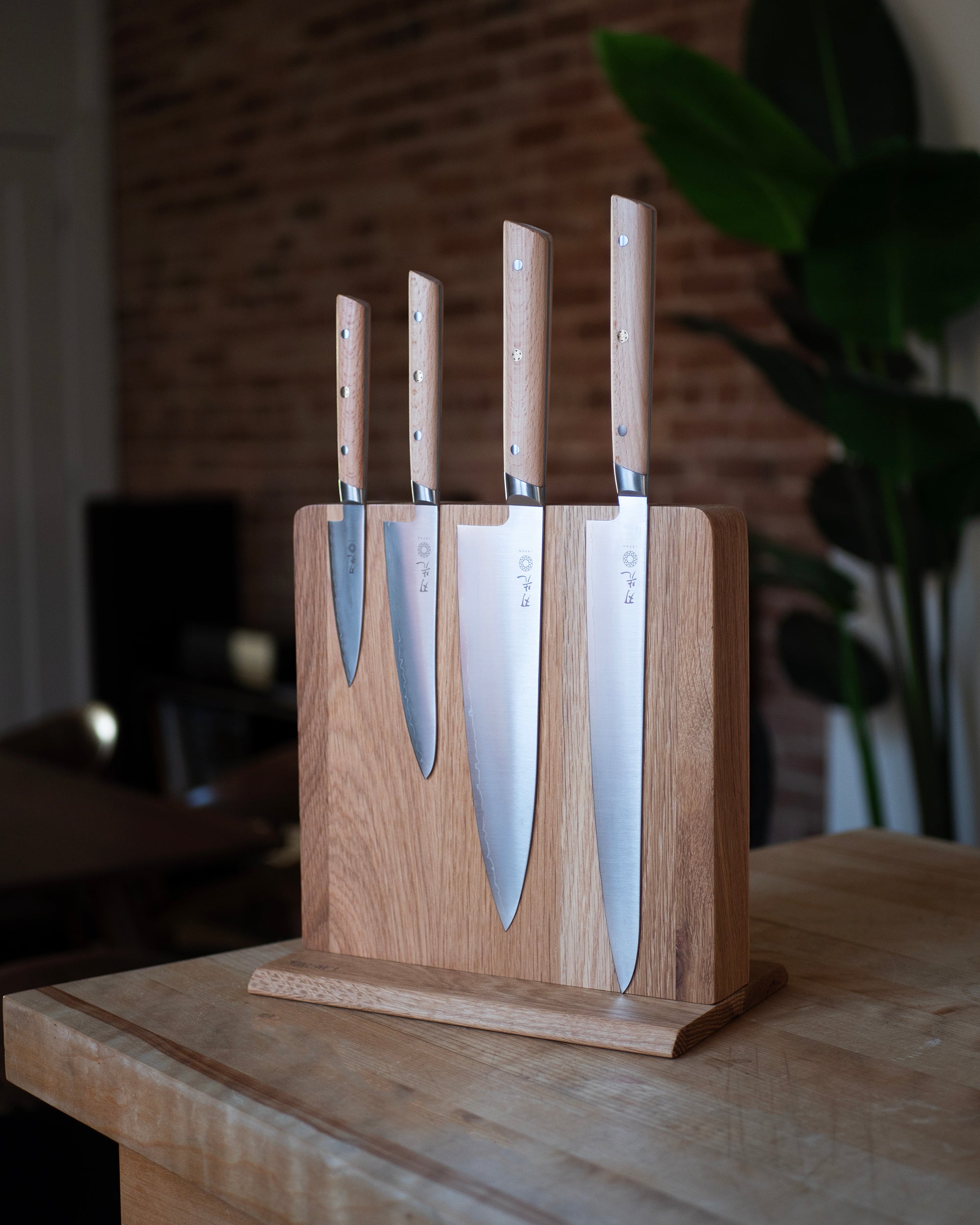 Knife Block - Oak – Hazaki Knives