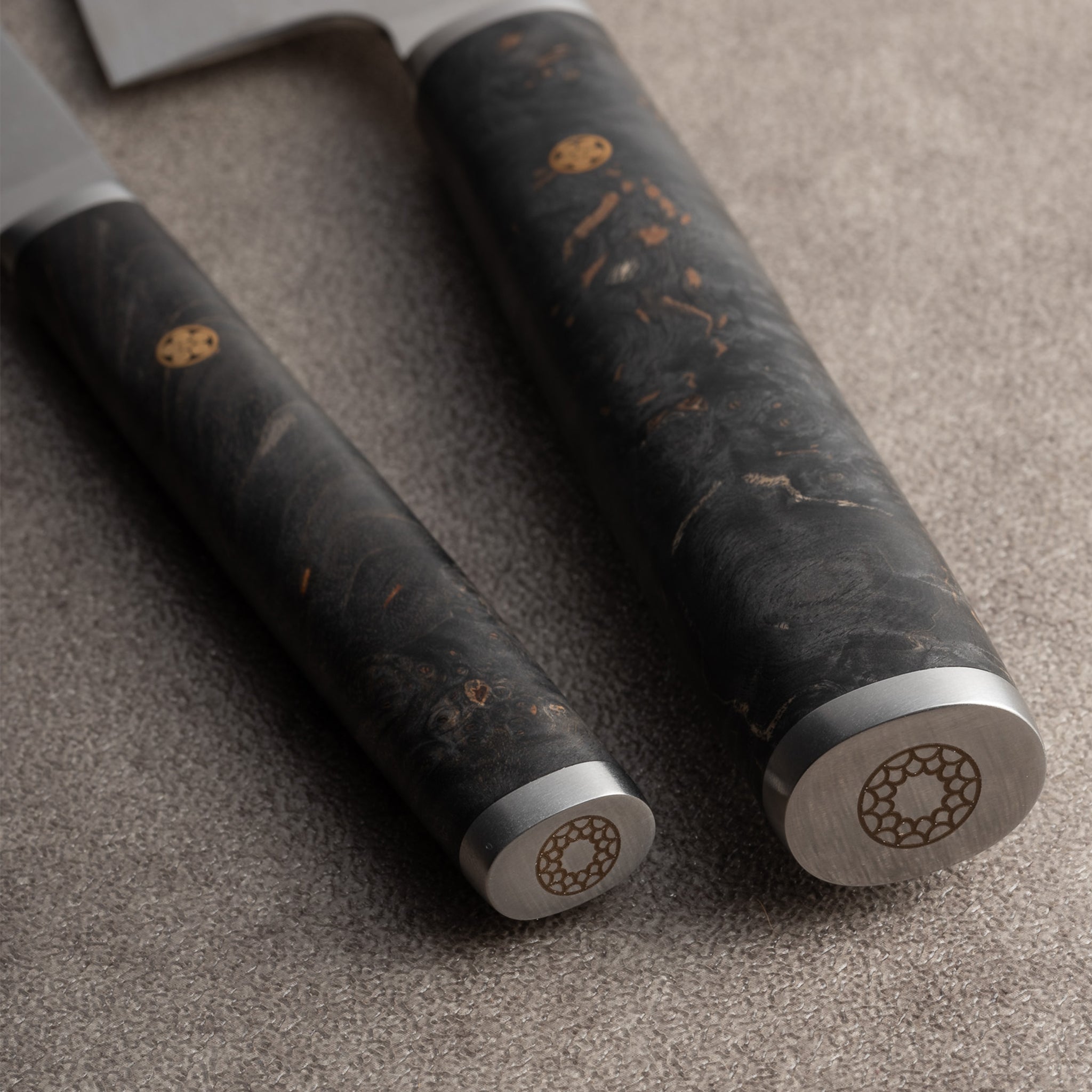 2 Pc Pro Set - Maple Burl – Hazaki Knives