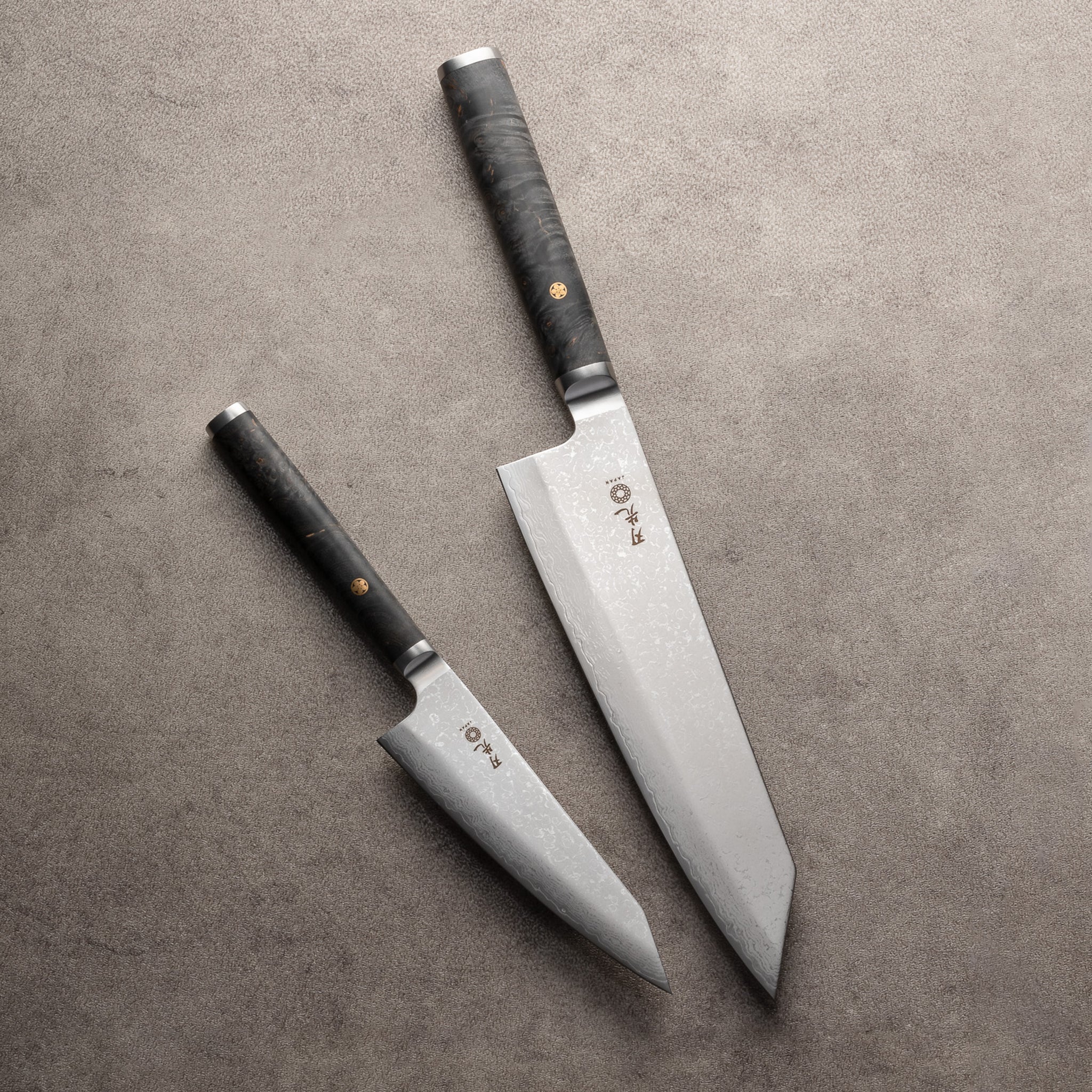 2 Pc Pro Set - Maple Burl – Hazaki Knives