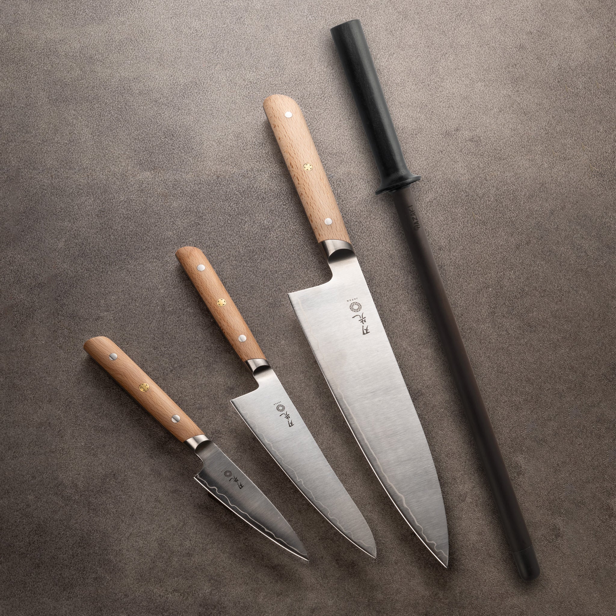 4 Pc Classic Set - Beech – Hazaki Knives