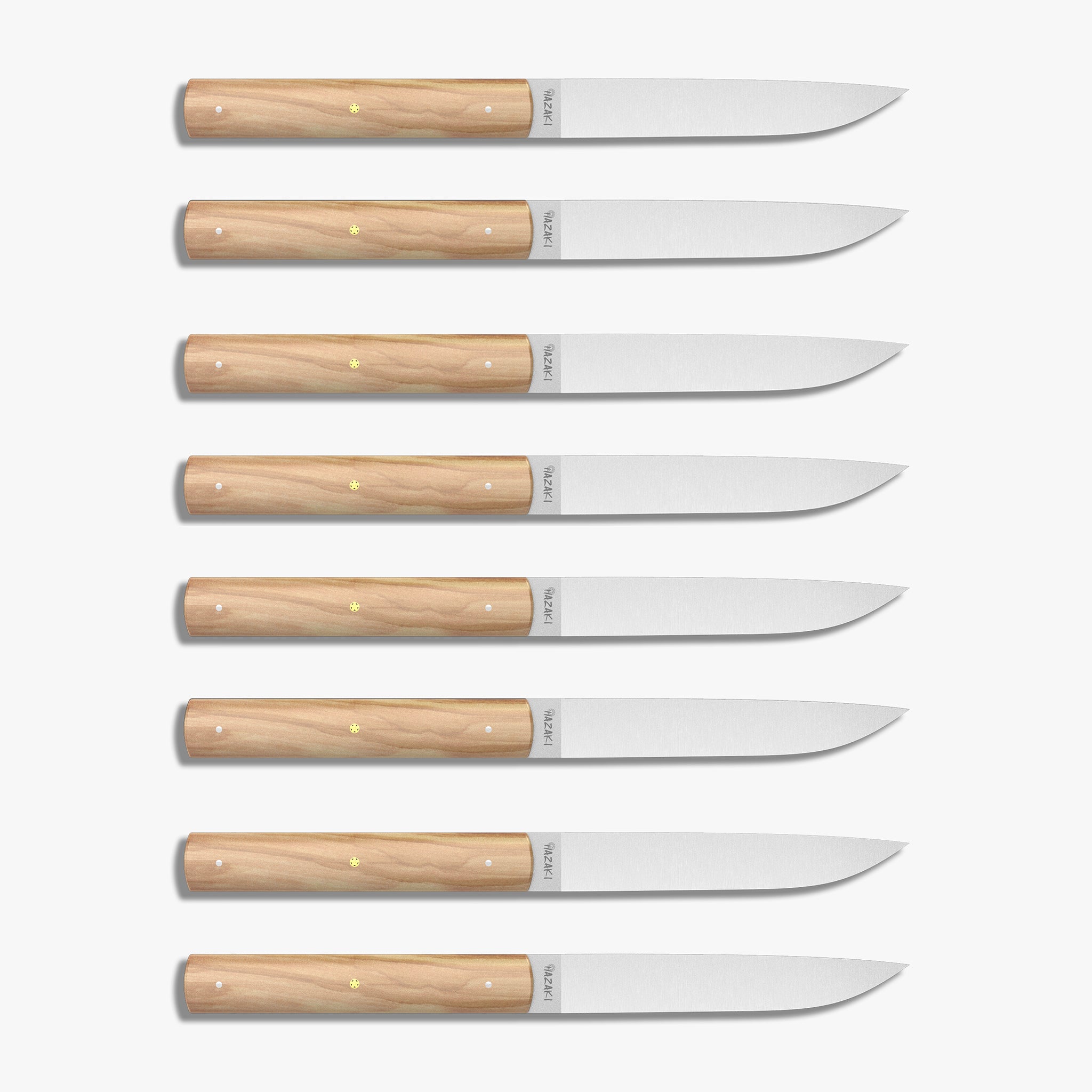 Steak Knife Kit - Olivewood – Hazaki Knives