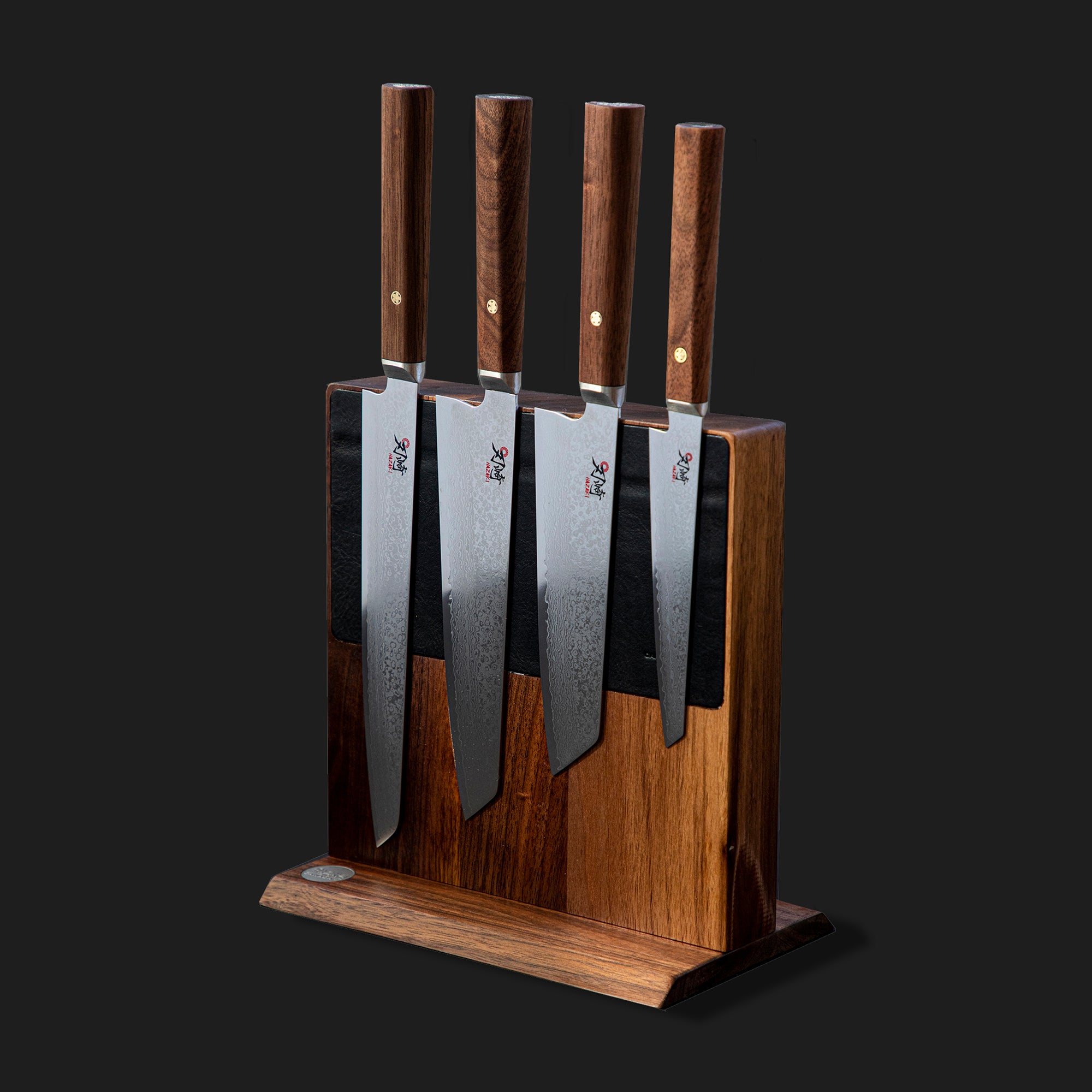 Full Magnetic Block Pro Set - Walnut – Hazaki Knives